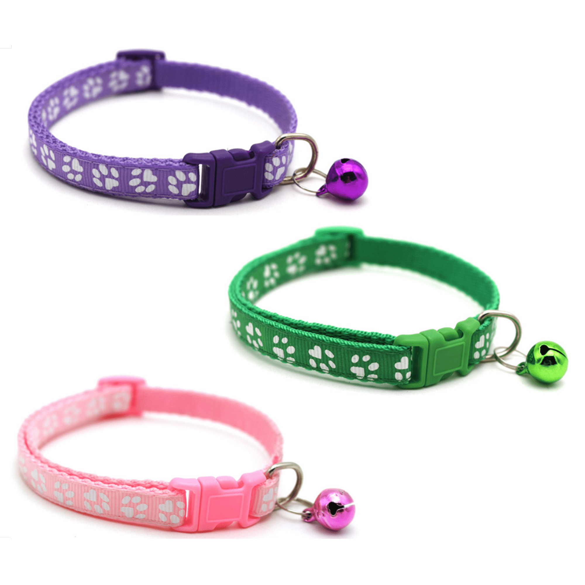 Pack De 3 Collares Con Cascabel Para Mascotas Gatos Perros | Lider