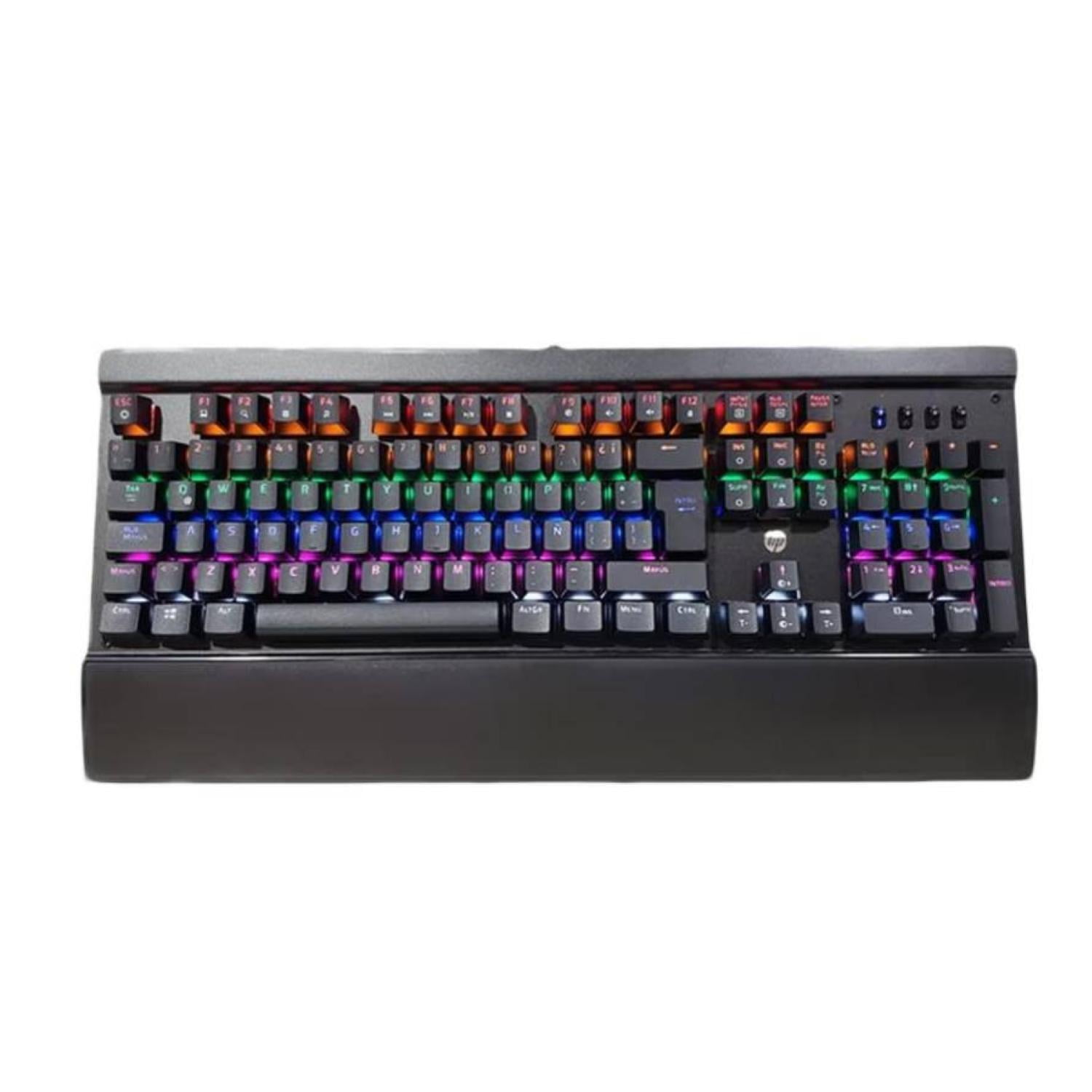 Teclado Gamer Mecanico Usb Rgb Negro Gk500 | Lider