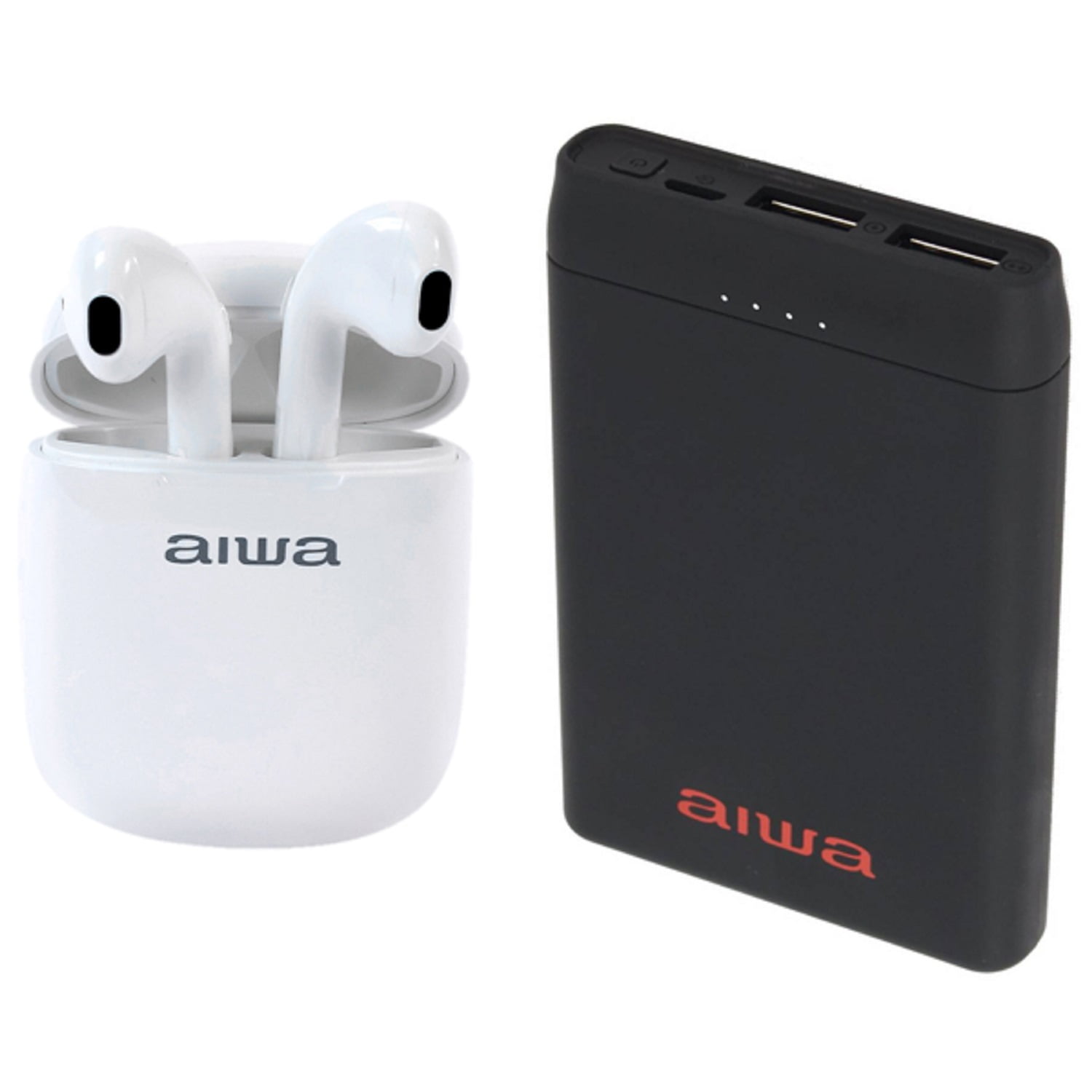 Combo Pack Audifono Inalambrico Twsd1 + Cargador Portatil Paw-50 | Lider