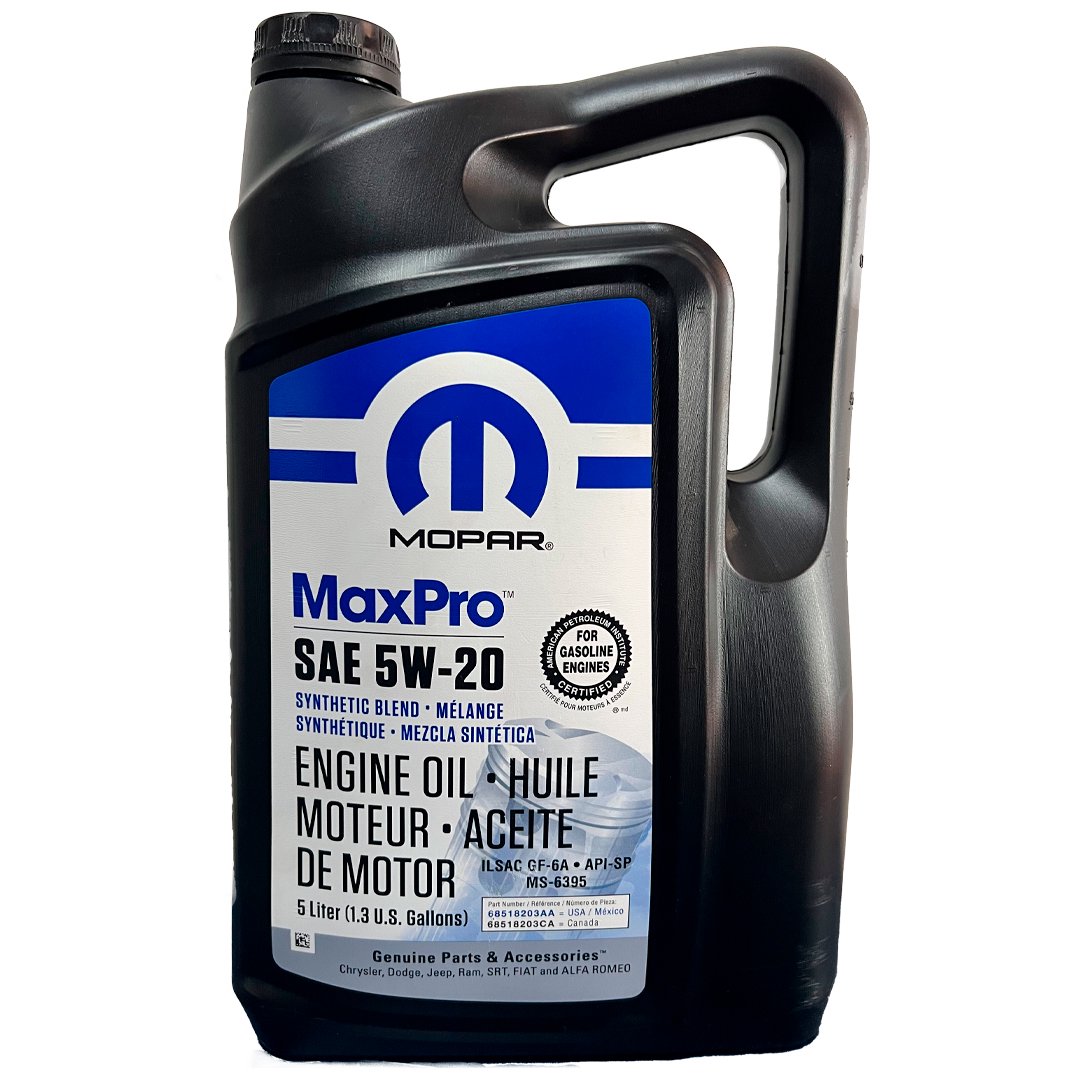 Aceite Para Motor Mopar Sintético 5w-20 X 5l | Lider
