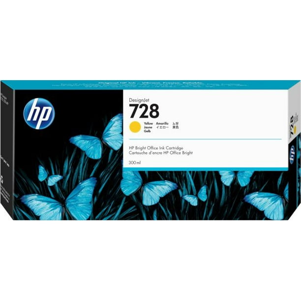 TINTA HP 728 300-ml F9K15A Yellow Para T730 | Lider
