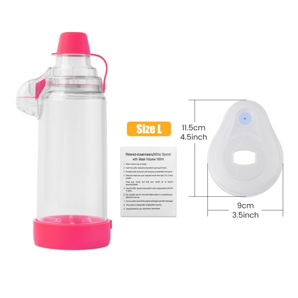 Adult Child Pet Automizer Asthma Spacer Inhaler Spacer Mist StorageTank ...