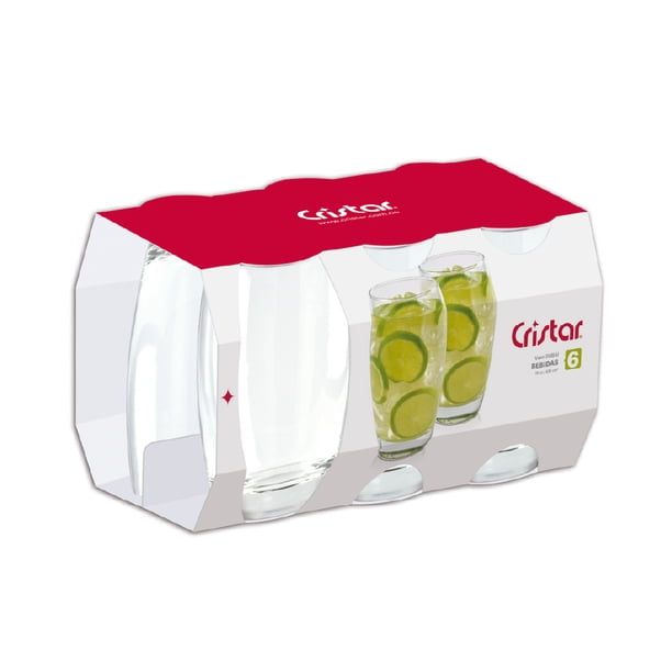 Display 6 Vasos Dubai Bebidas 435cc | Lider