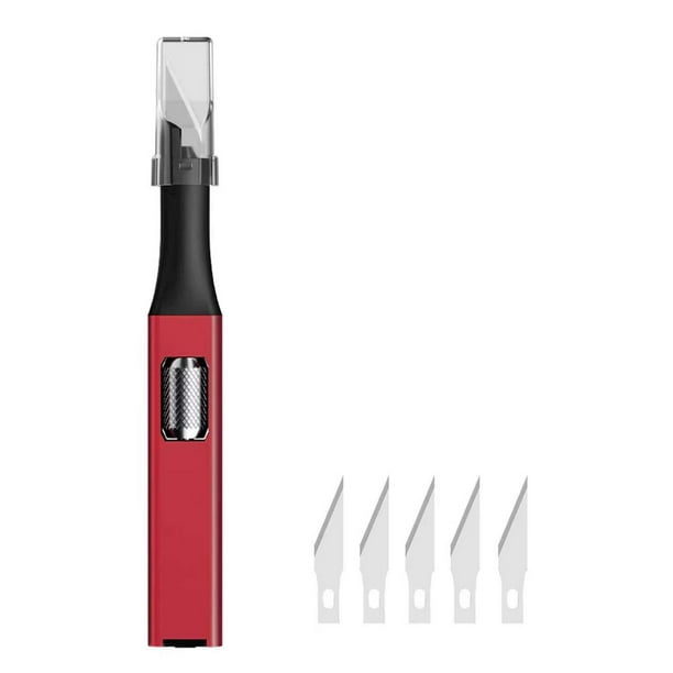 Bisturi Cortante Escalpelo Lapiz Cutter Cuchilla Manualidad multicolor ...
