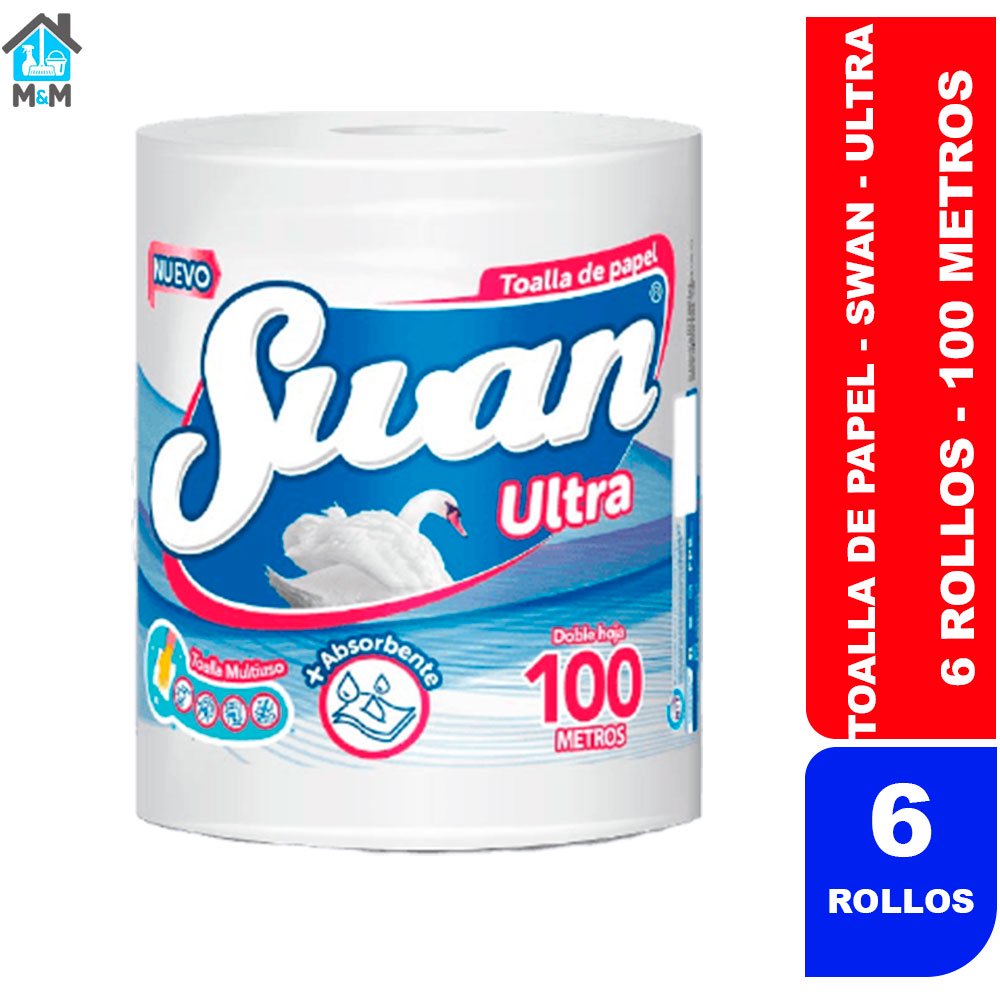 Manga Toalla Papel - Swan Ultra 100 Mts. - Dh - 600 Mts. | Lider