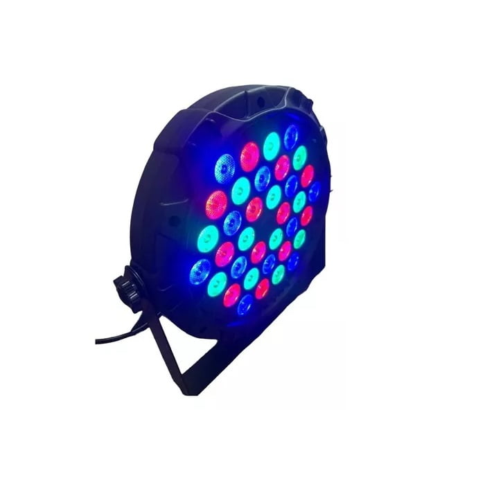 Foco Par Slim Led 36 Dmx Alto Brillo Rgb Con Ventilador | Lider