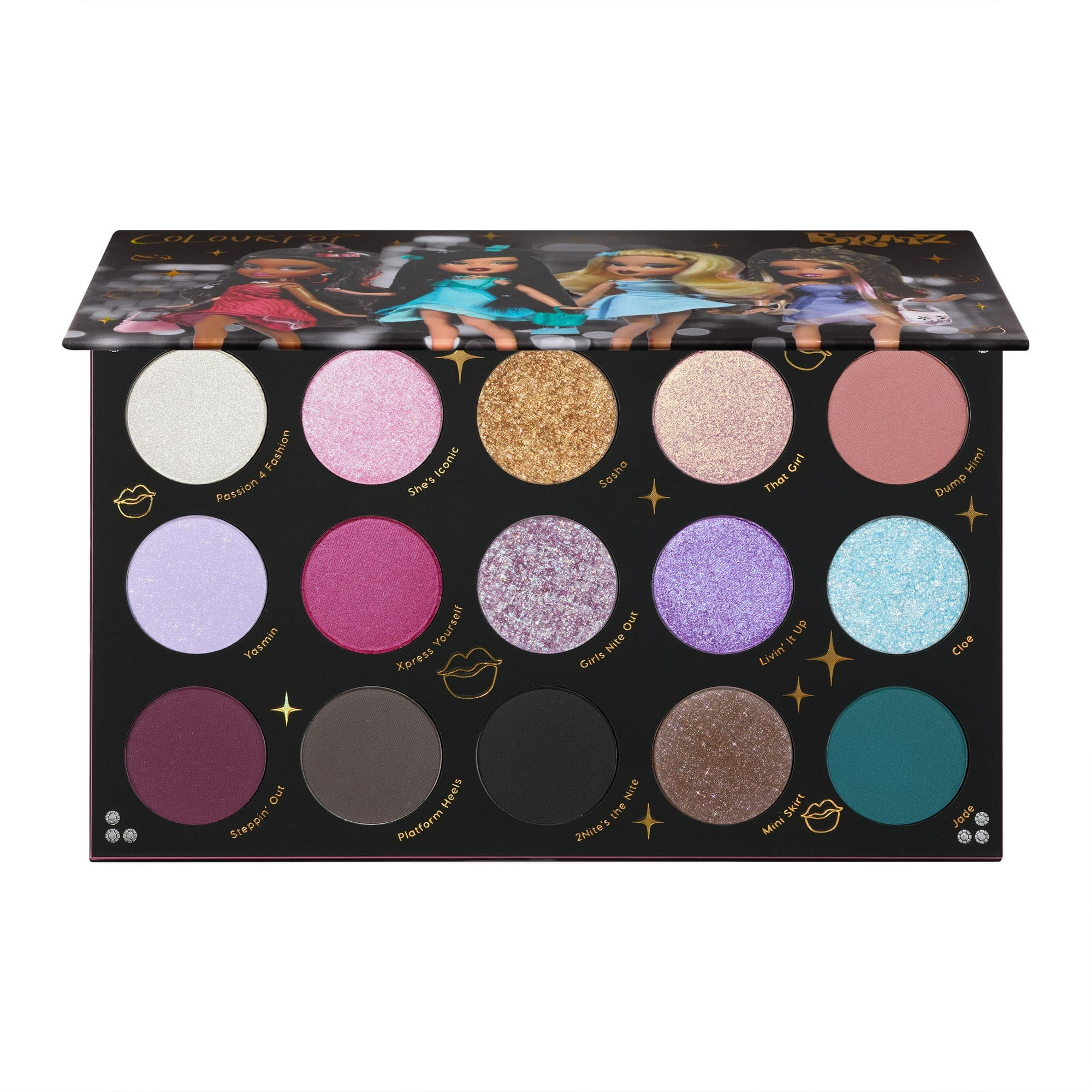 Paleta de sombras de ojos Colourpop x Bratz Girls Nite Out | Lider