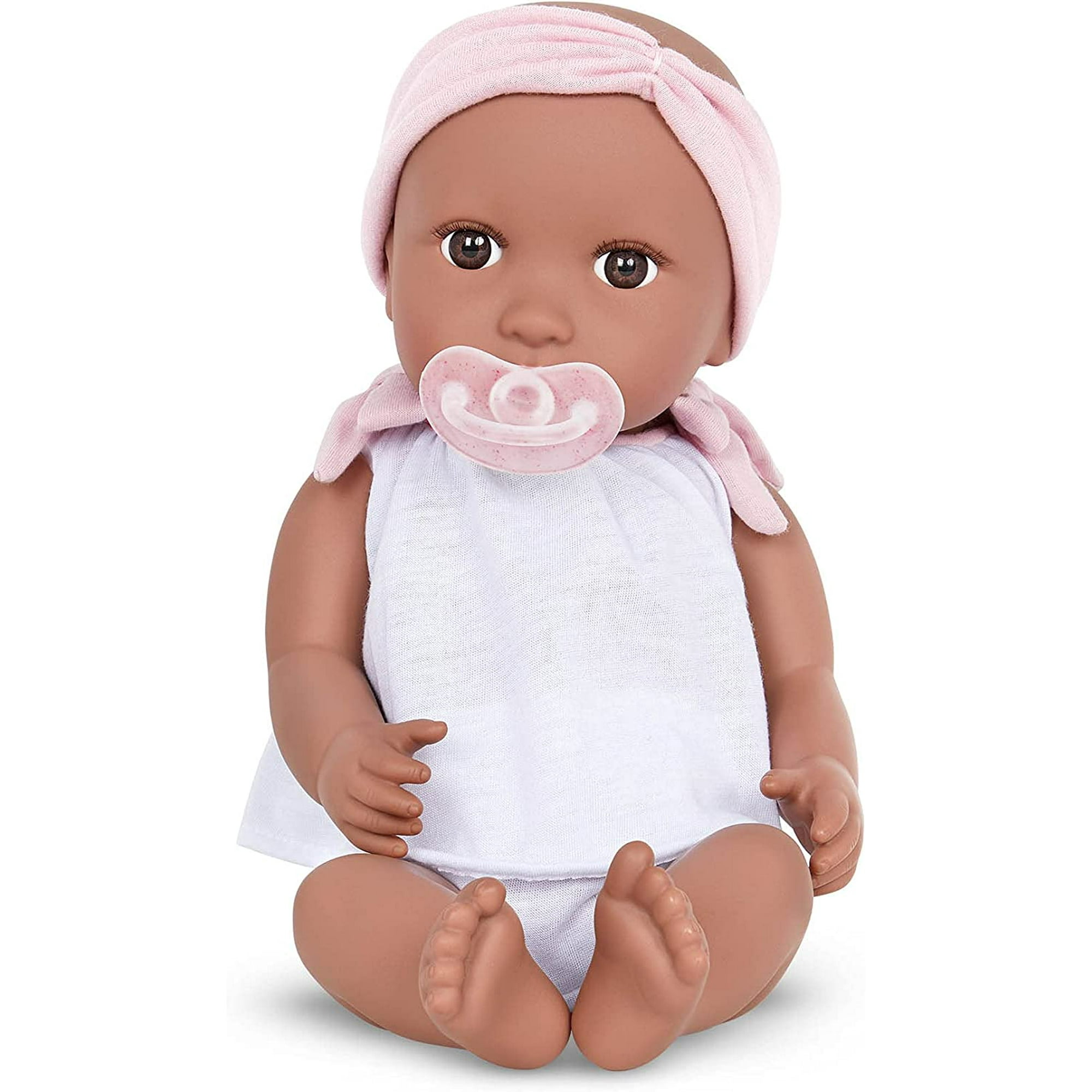BABI by Battat 14-inch Newborn Baby Girl Doll Soft Body Deep-Medium ...