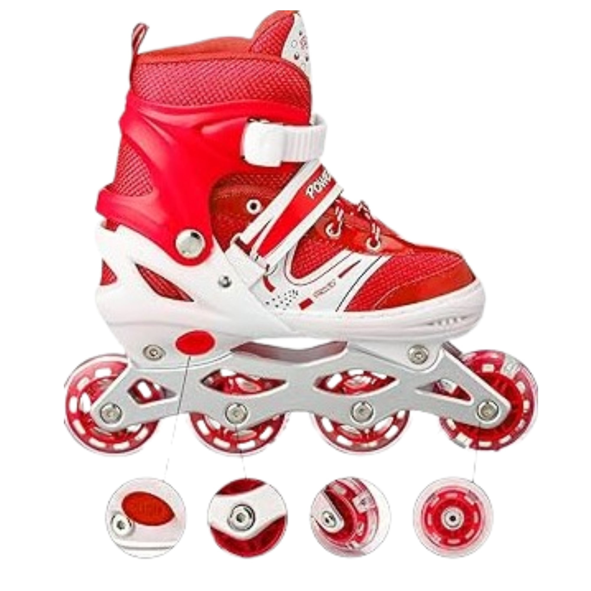 Patines Lineales para Niñas y Jóvenes Talla L (37-39) con Set de ...