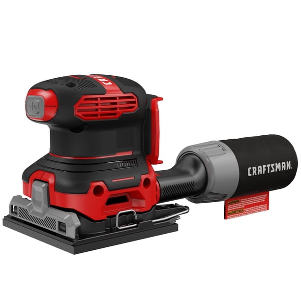 Sander CRAFTSMAN V20, inalámbrica, 1/4 hoja, 9 000 a 12 000 OPM | Lider