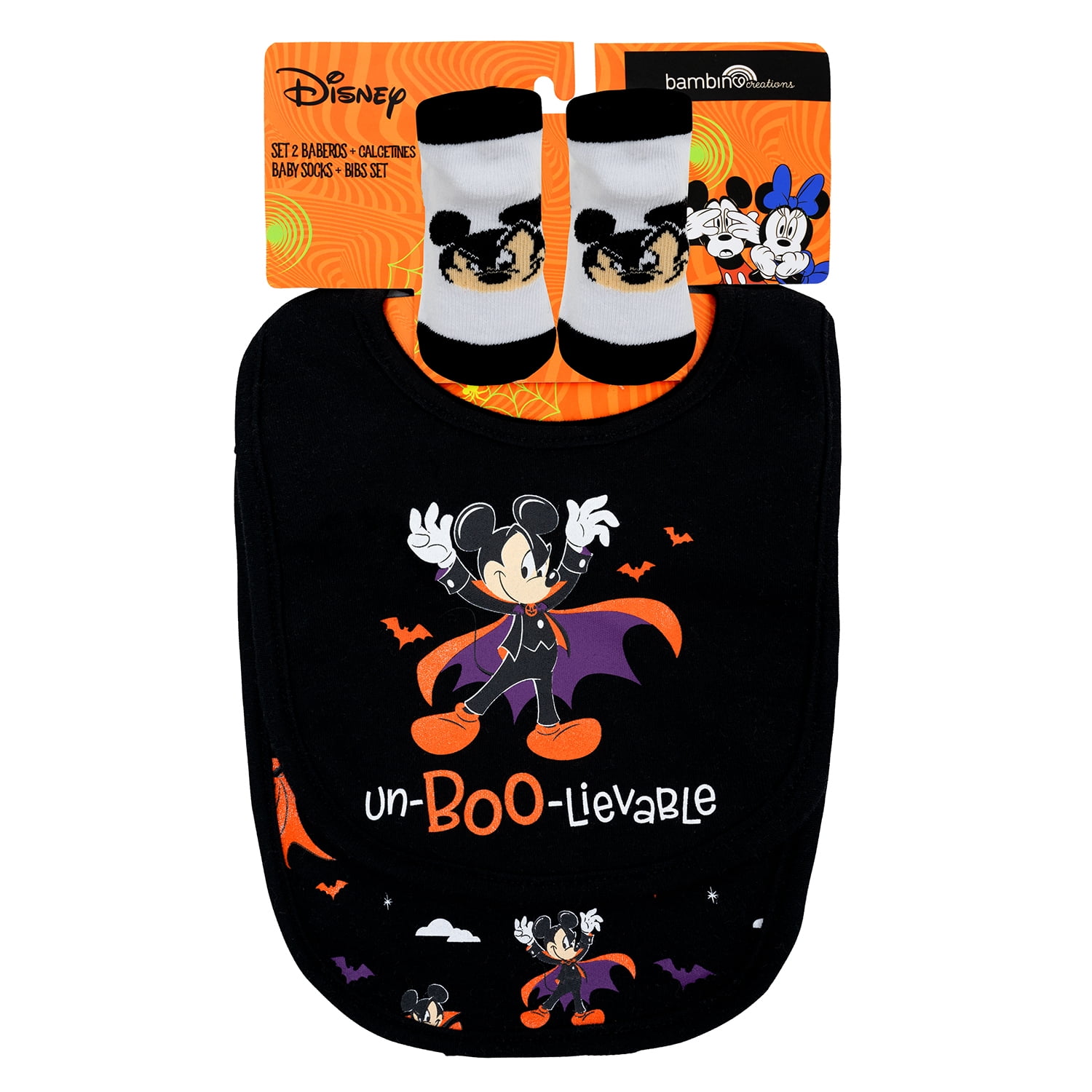 Set 3 Piezas Halloween Mickey Vampiro Niño | Lider