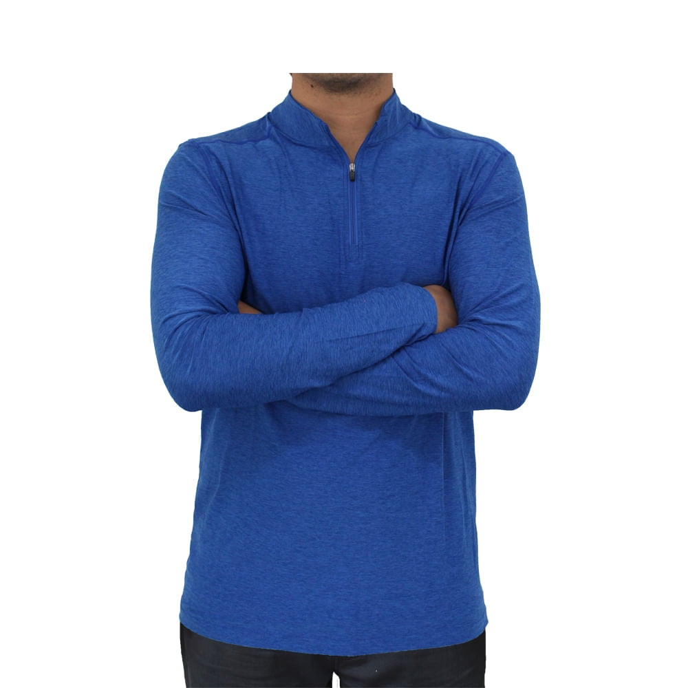 Polera Dry Fit Hw Manga Larga Stone Blue | Lider
