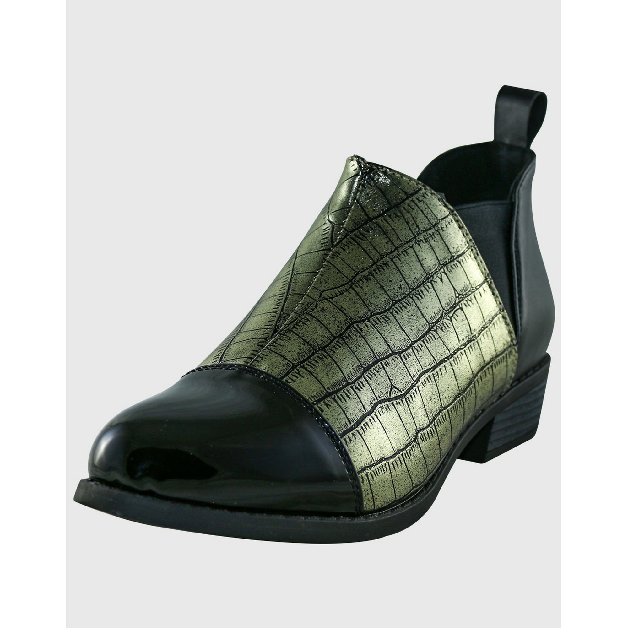 Botin Punta charol Dorado Danicolle | Lider