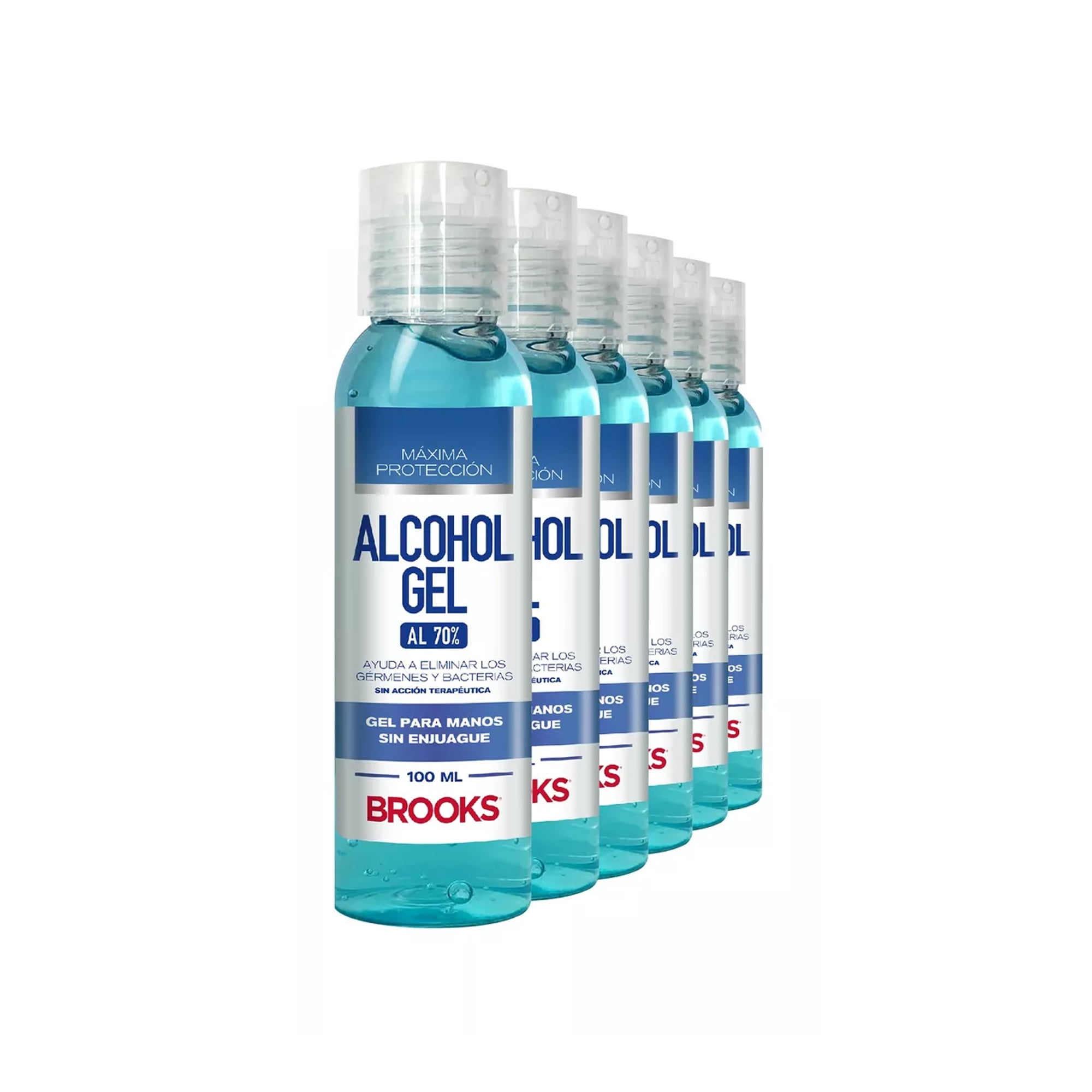 Pack Alcohol gel 6 unidades Brooks | Lider