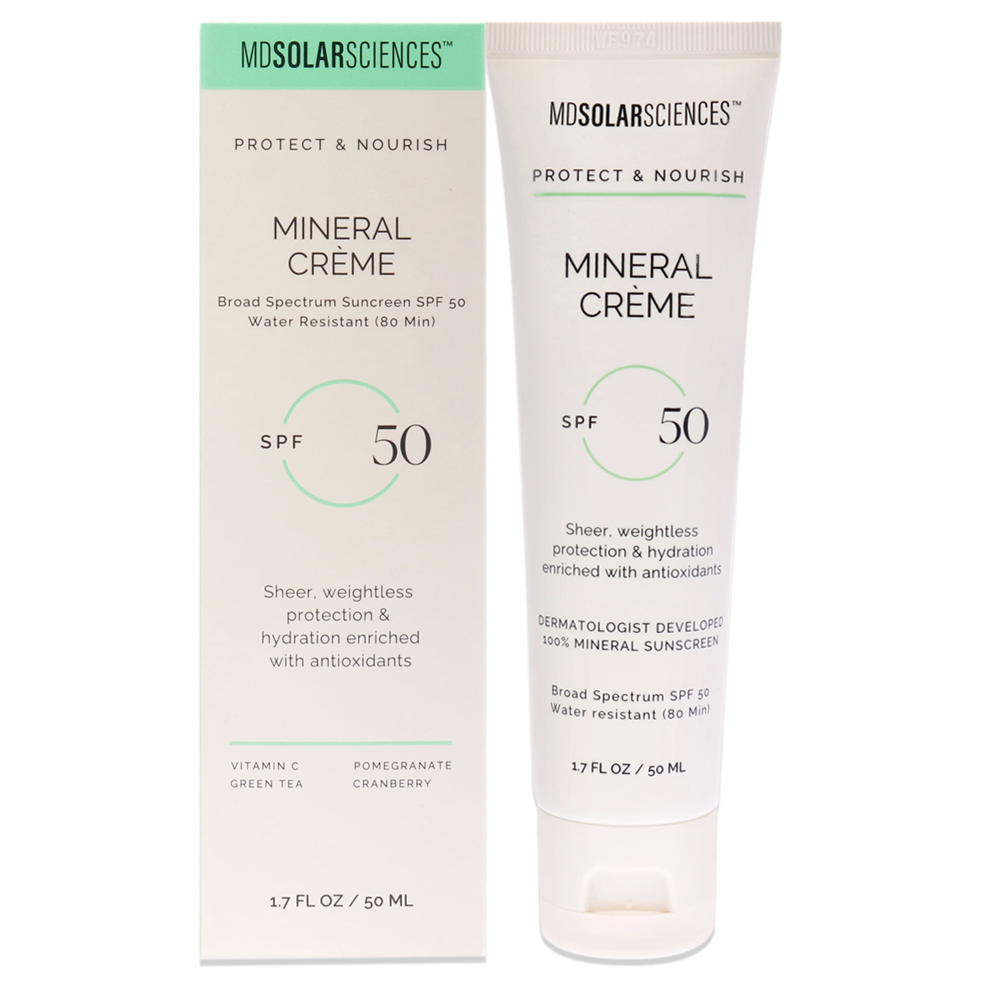 Crema Mineral Spf 50 De Para Unisex - Protector Solar De 1,7 Oz | Lider