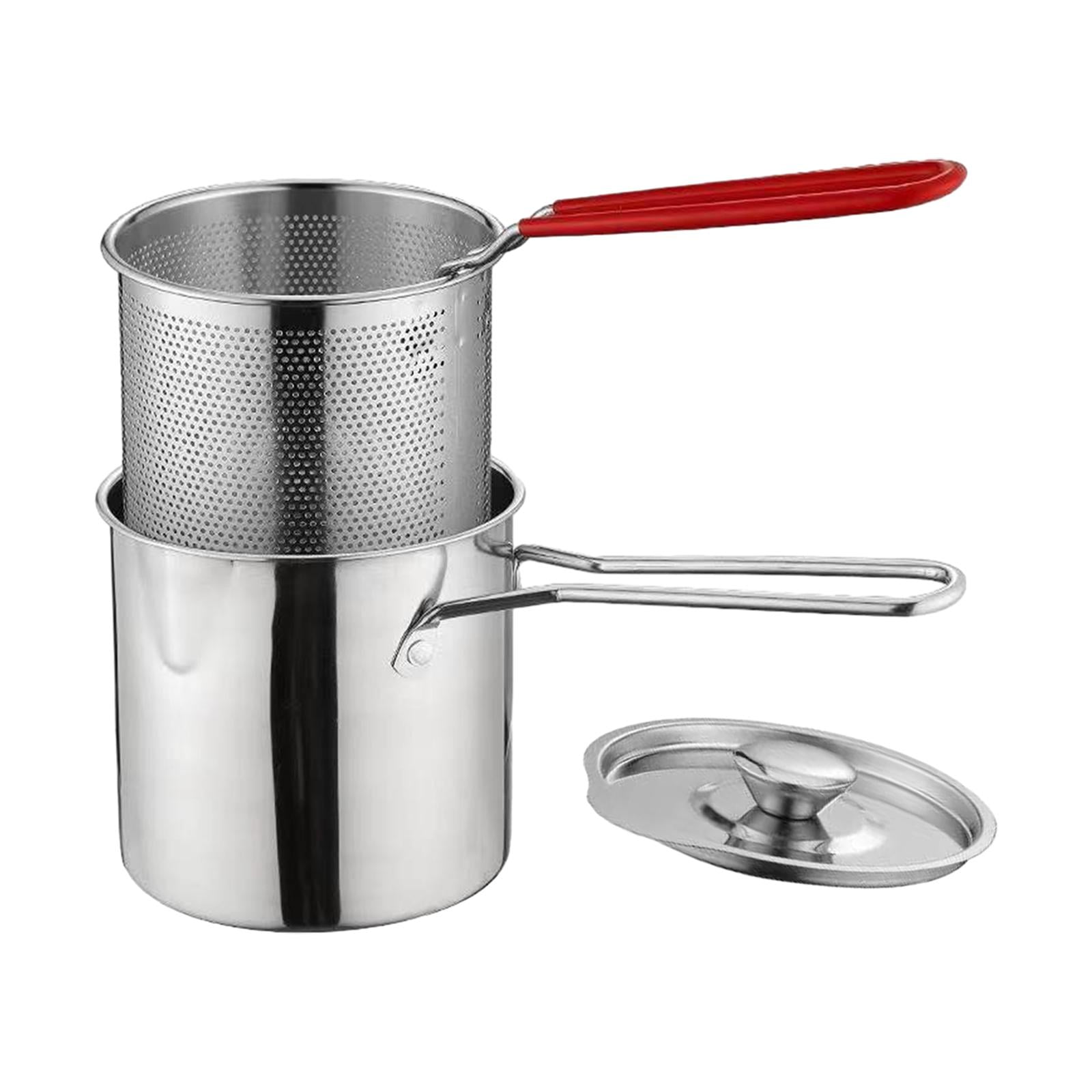 Olla Freidora Pequeña Con Canasto De Filtro, Olla Para Cocinar Para ...