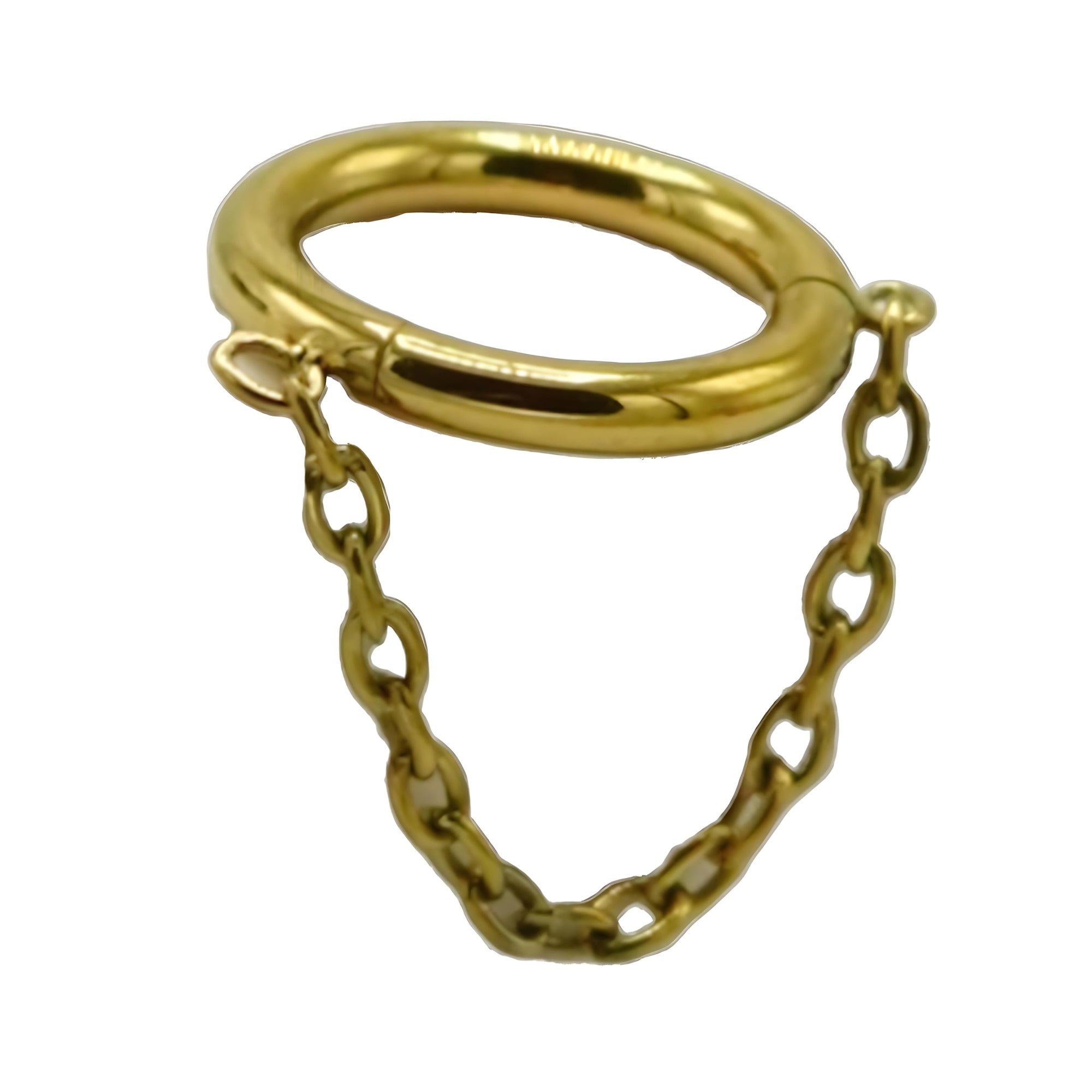 Piercing Septum 16g Astm F136 Titanio Chapado Oro | Lider