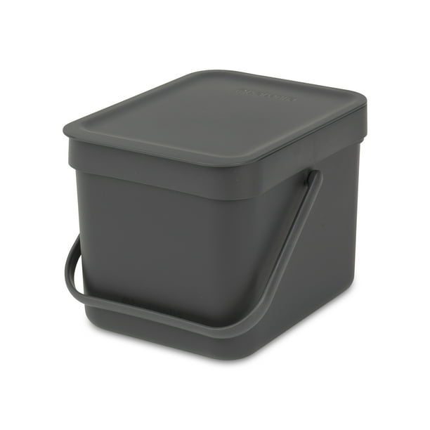 Basurero 'Sort&Go' 6 lt Gris Oscuro | Lider