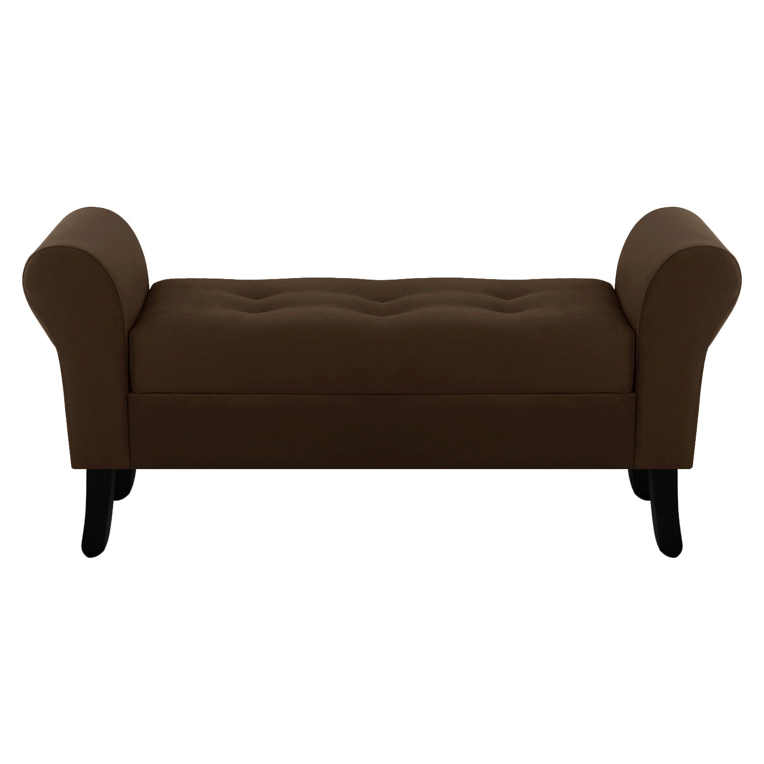 Banqueta Baul Lua 2c Felpa 20 Chocolate | Lider