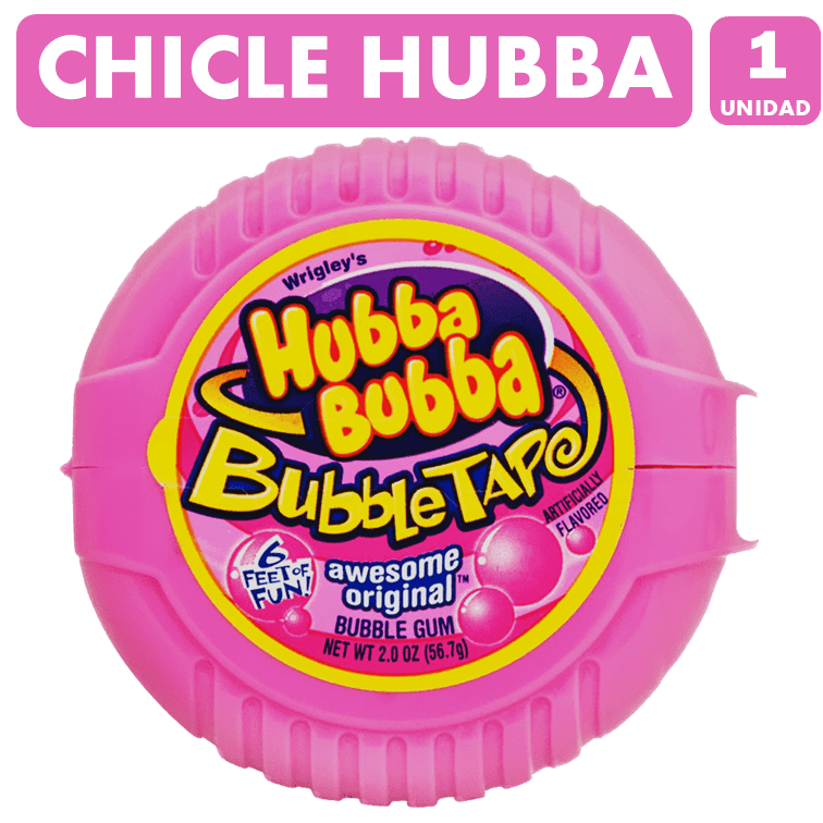 Hubba Bubba Bubble Tap - Chicle Largo (Envase Con 56 Gr) | Lider