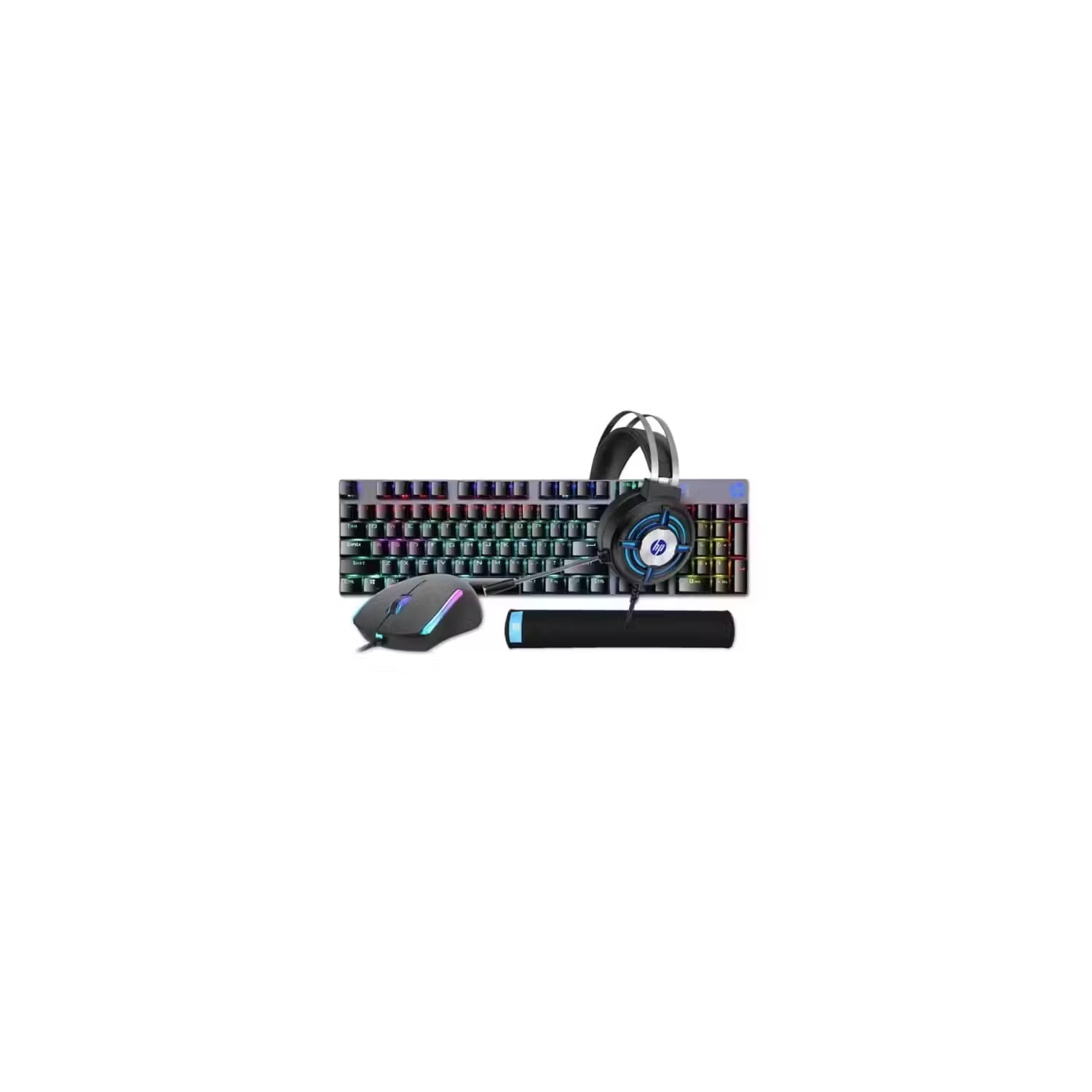 Combo Gamer 4en1 Gm3000 Mouse Teclado Mec Fonos Pad | Lider