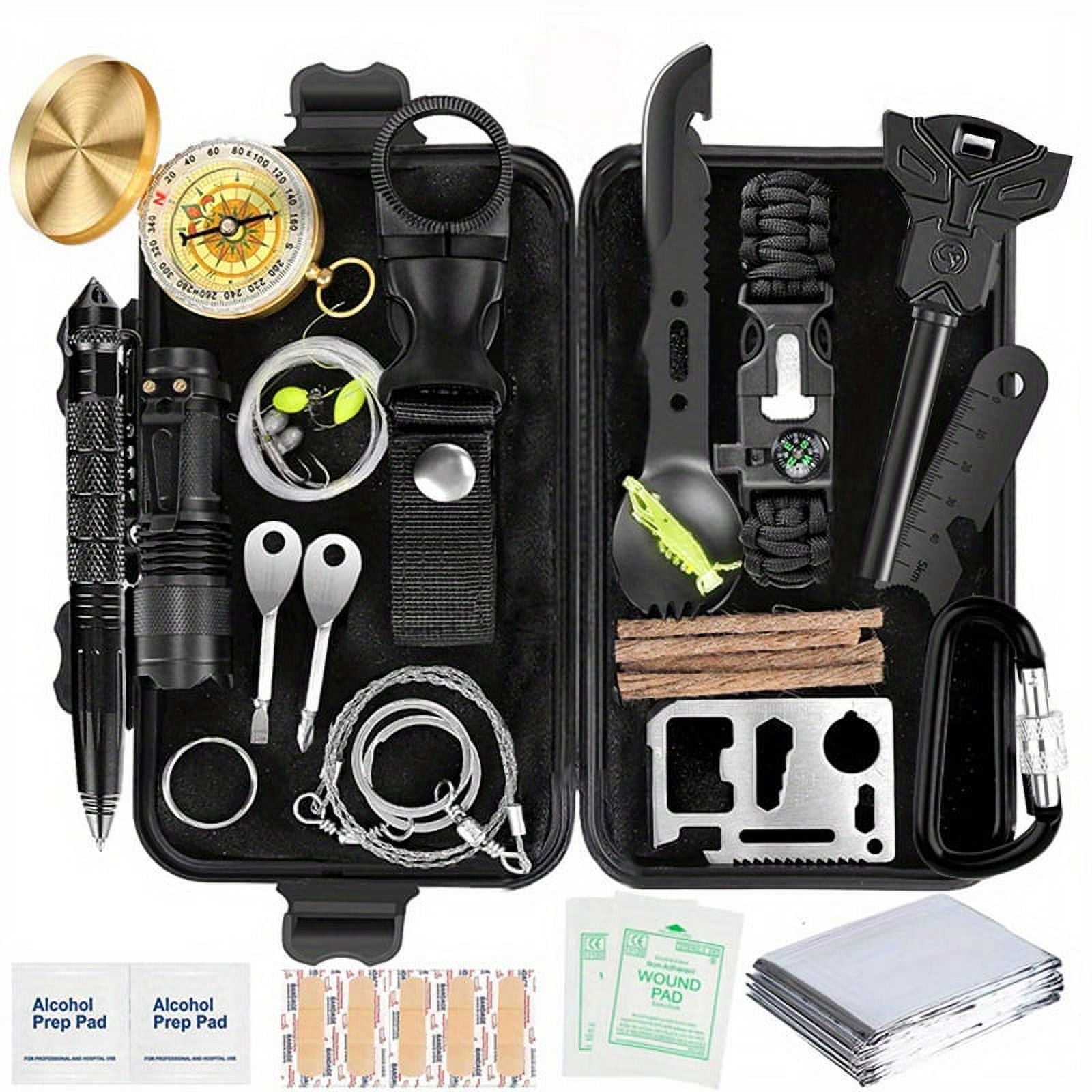40-in-1 Survival Kit: The Perfect Outdoor Gift for Dad, Husband ...