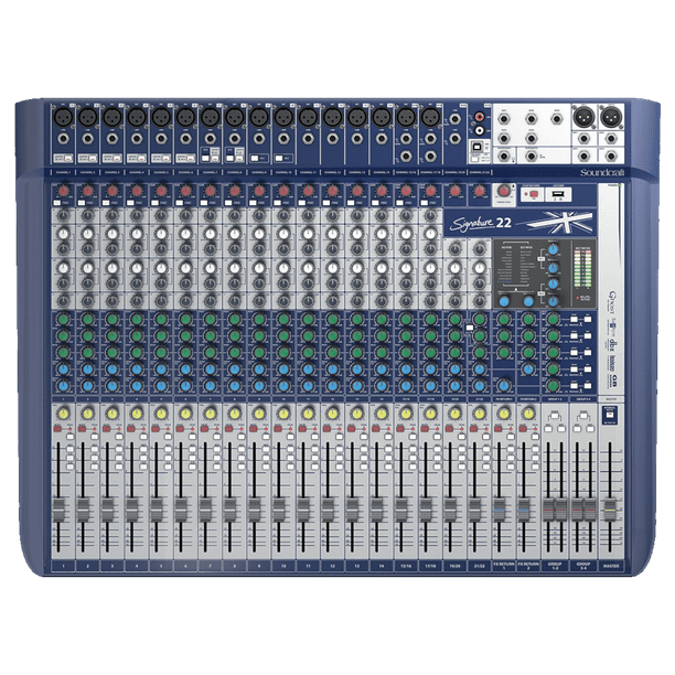 Mixer analogo 22 canales Soundcraft Signature 22 | Lider