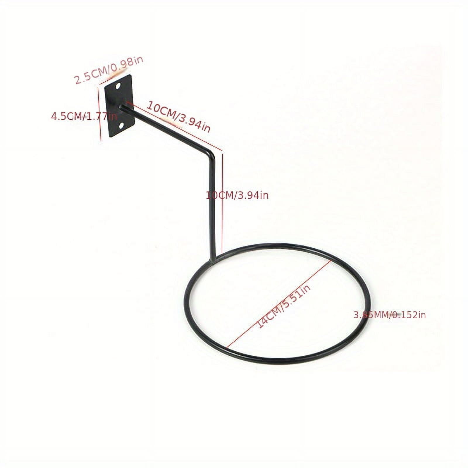 1pc Wall-mounted Helmet Display Stand, Motorcycle Accessories, Black ...