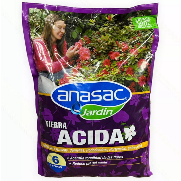 Tierra Acida 6 Litros - Anasac | Lider