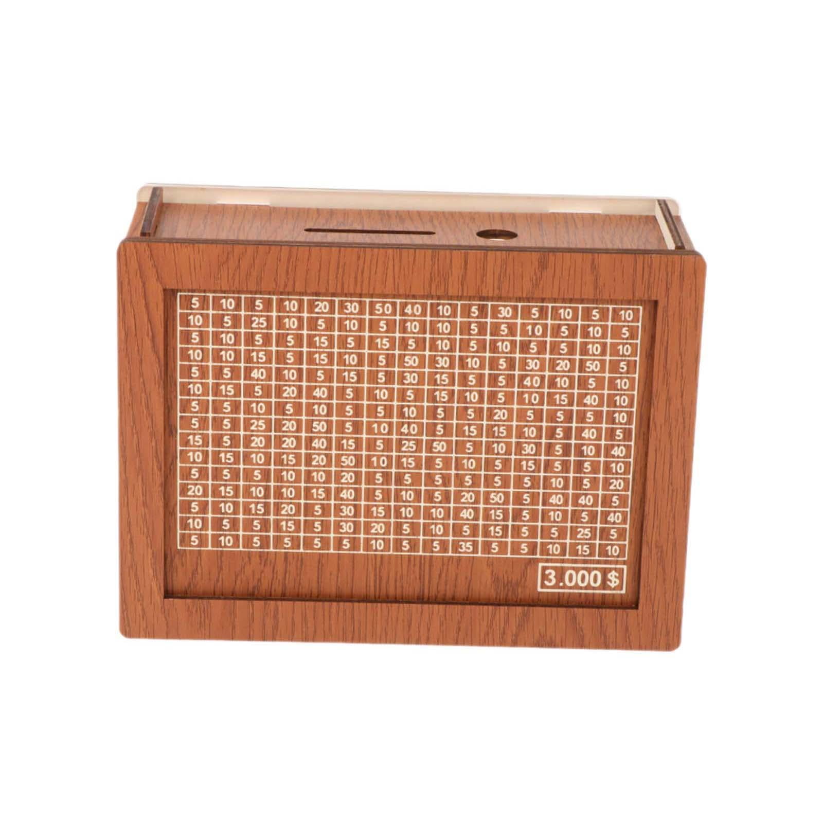 Hucha De Madera Para Manualidades, Caja De Dinero Para Sala De Estudio ...