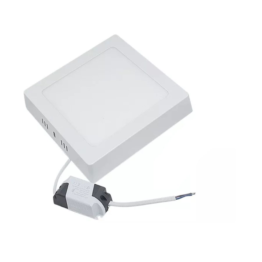 Foco Panel Led Plafon Sobrepuesto Cuadrado 12w luz blanca | Lider