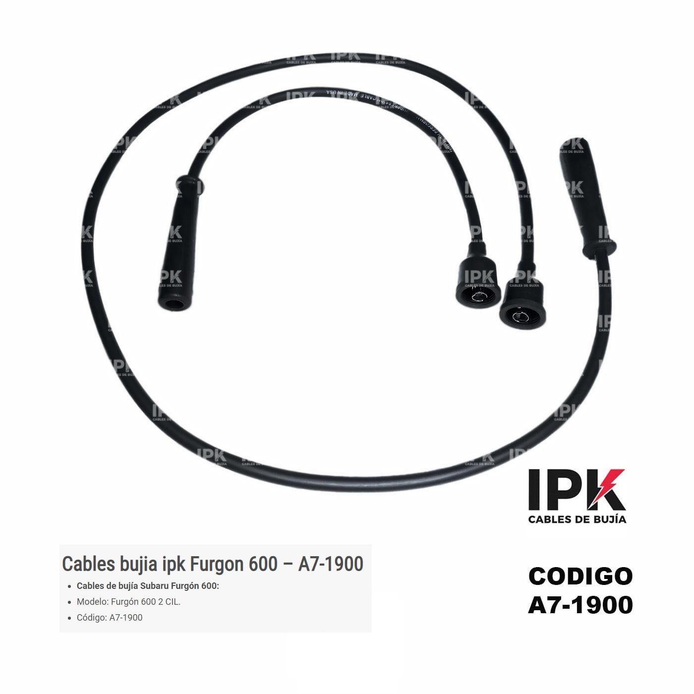 Cables De Bujía Subaru 600 Furgon | Lider