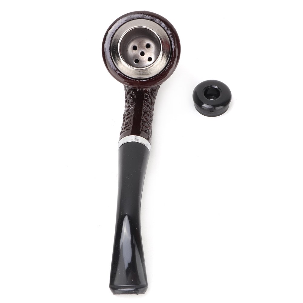 Pipa de tabaco clásica doblada para cigarrillos, delicada pipa de ...