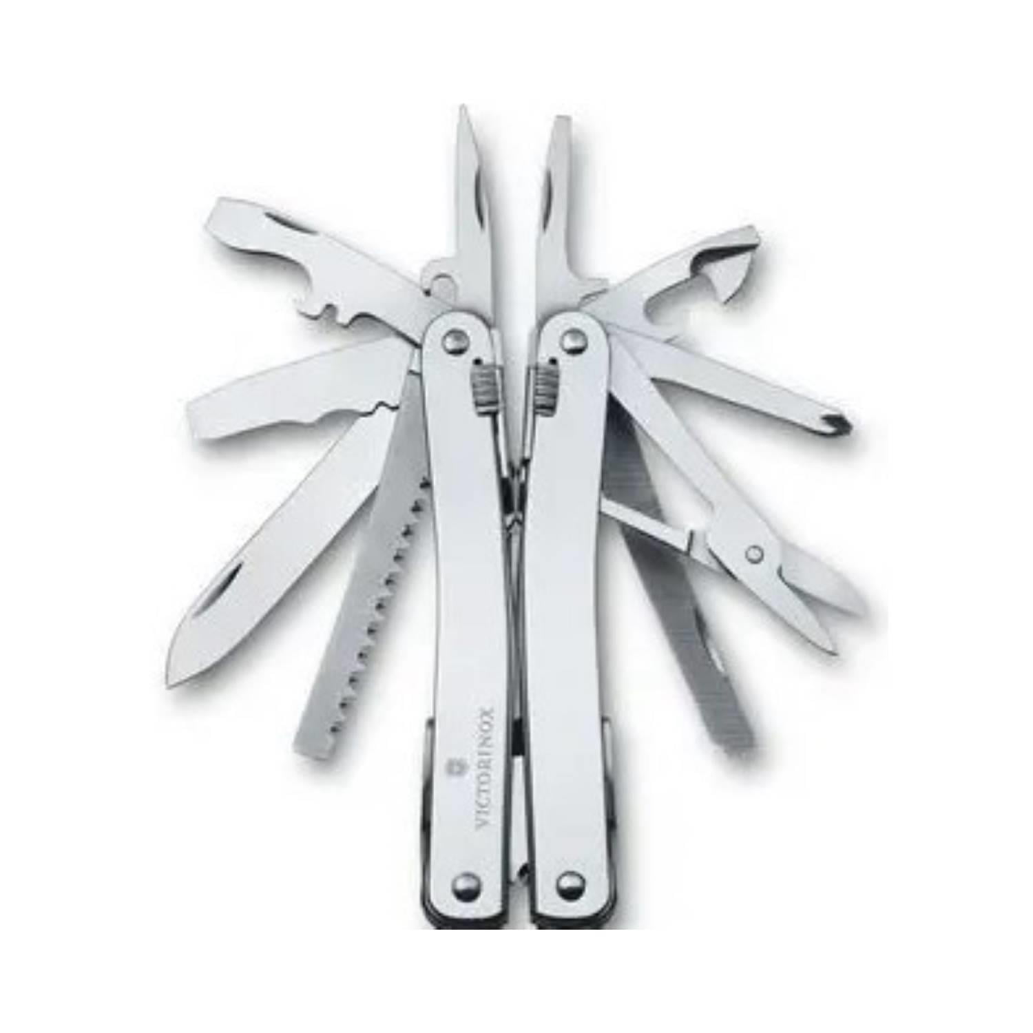 Navaja Victorinox Swiss Spirit X Plus 35 funciones c/estuche Plata | Lider
