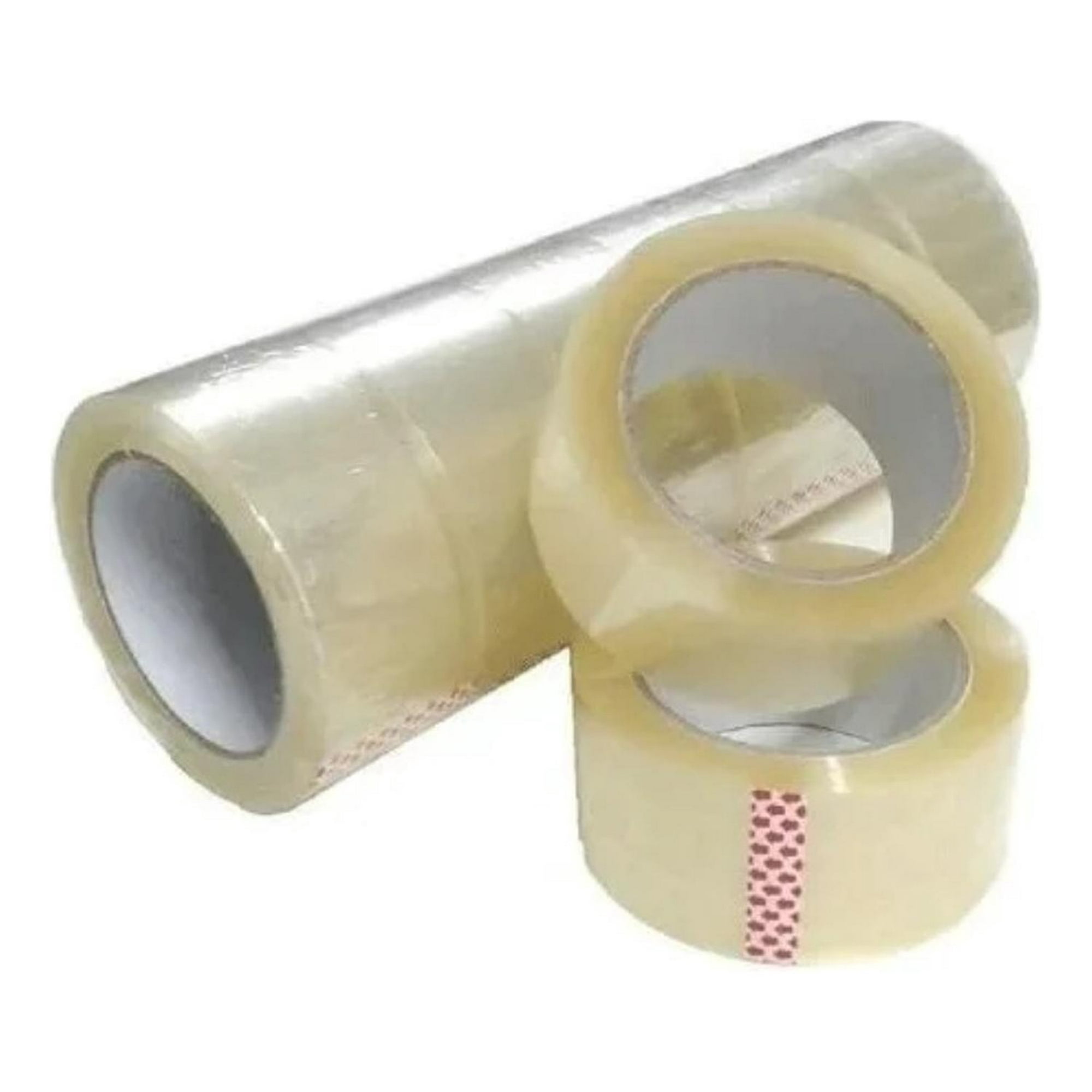 Pack 6 Rollos Cinta Embalaje 44mm X 100 Metros Transparente amarillo ...