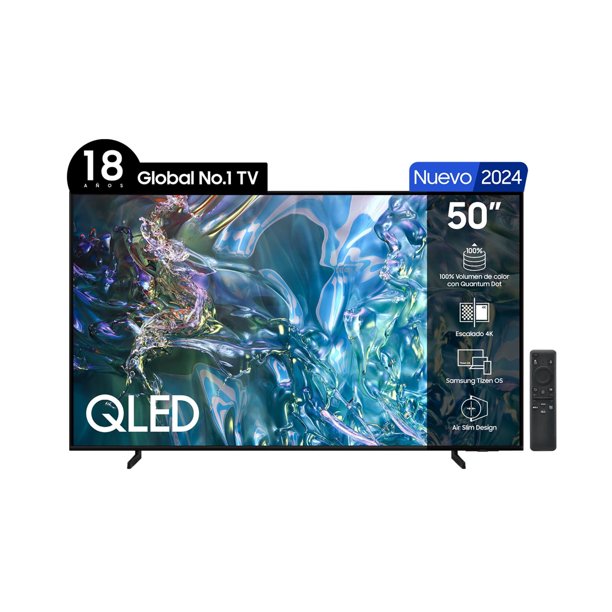 Televisor 50" QLED 4K UHD QN50Q60D 2024 Smart TV Samsung | Lider