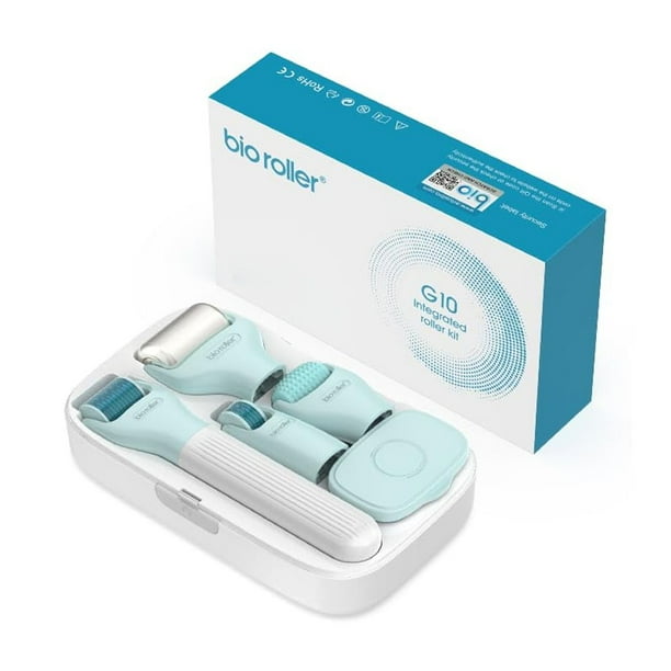 Kit Dermaroller ONLYSKY BEAUTY 10 en 1 con rodillo de hielo de jade | Lider