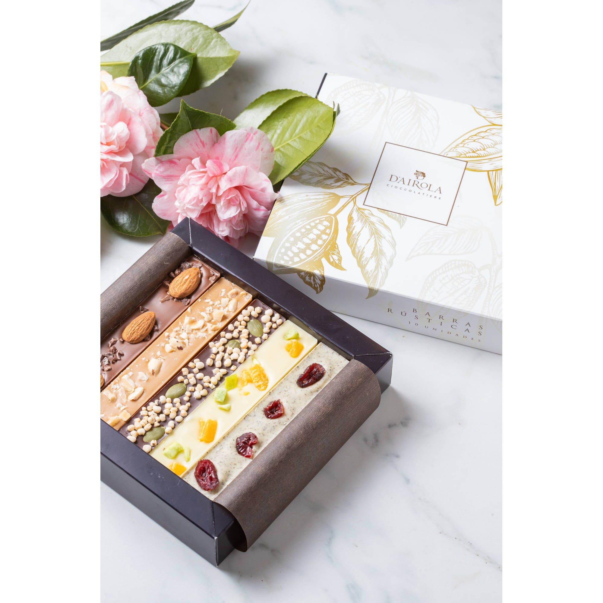 Caja 5 barras rusticas chocolate | Lider