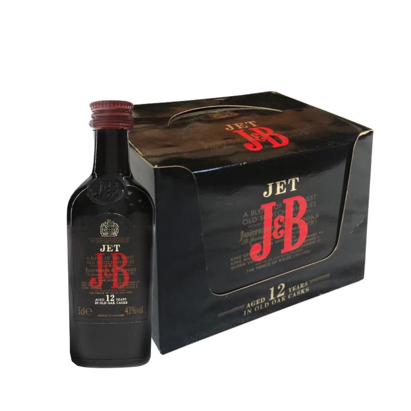 12 Miniaturas Whisky Jet 12 Años, Scotch Whisky, 50 Ml, 43% | Lider