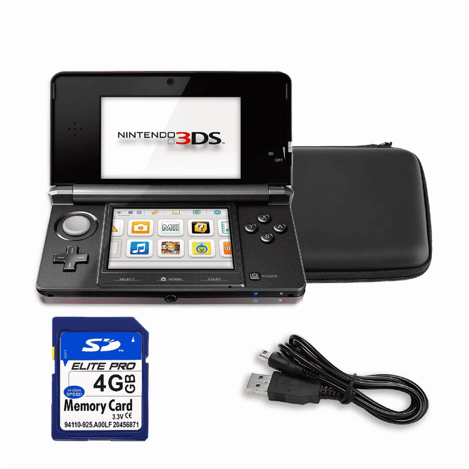 Consola portátil Nintendo 3DS con funda de transporte y tarjeta SD de ...