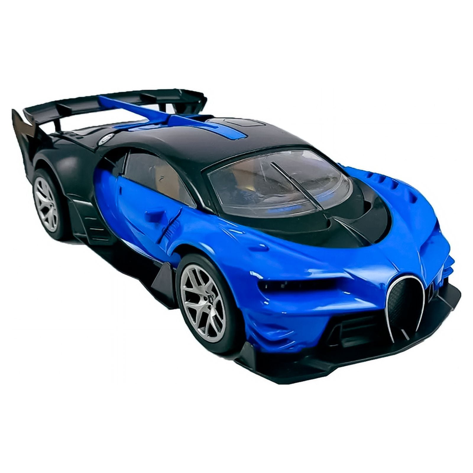 Auto A Control Remoto Tipo Bugatti Recargable Rapido Azul | Lider