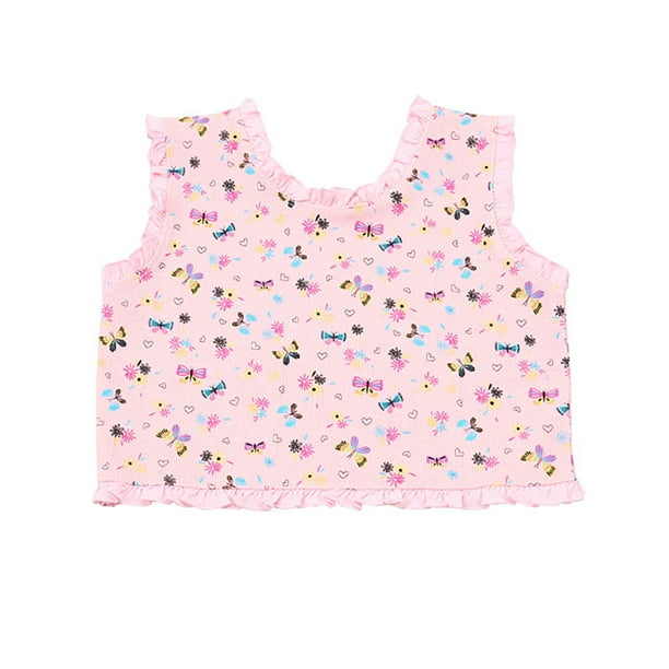 Peto Niña Kids Rib Fullprint Rosado Corona | Lider
