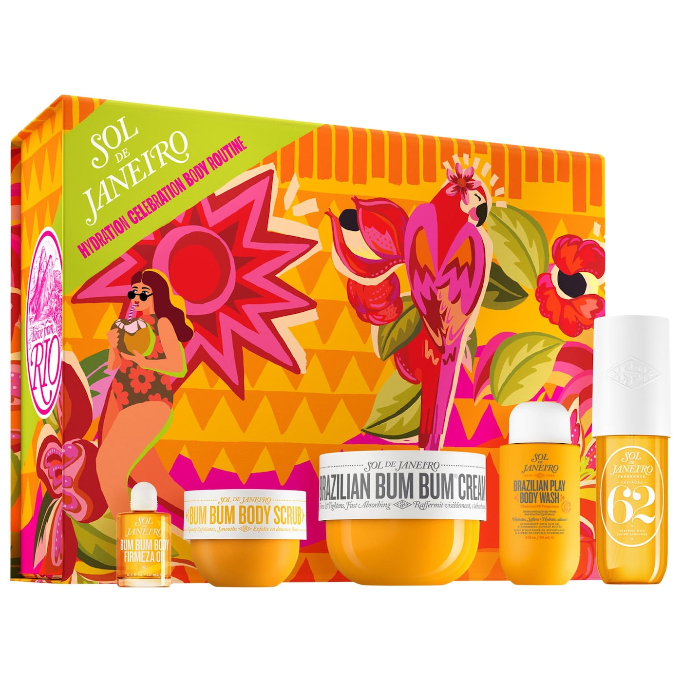 Sol De Janeiro 62 Hydration Celebration Body Routine Gift Set | Lider