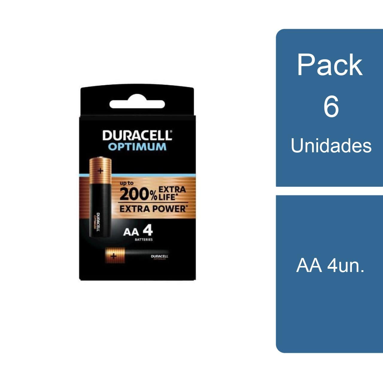 Pack 6 Pilas Alcalinas Optimum AA 4un. | Lider