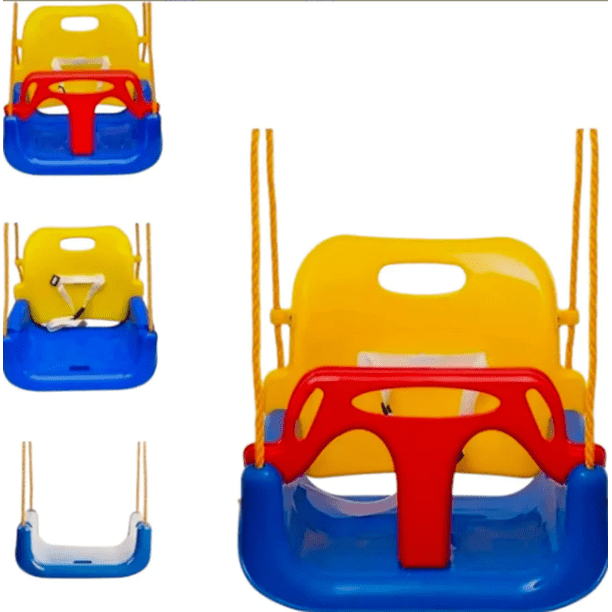 Asiento Columpio 3 En 1 Silla Ajustable Portátil Niños Bebe | Lider