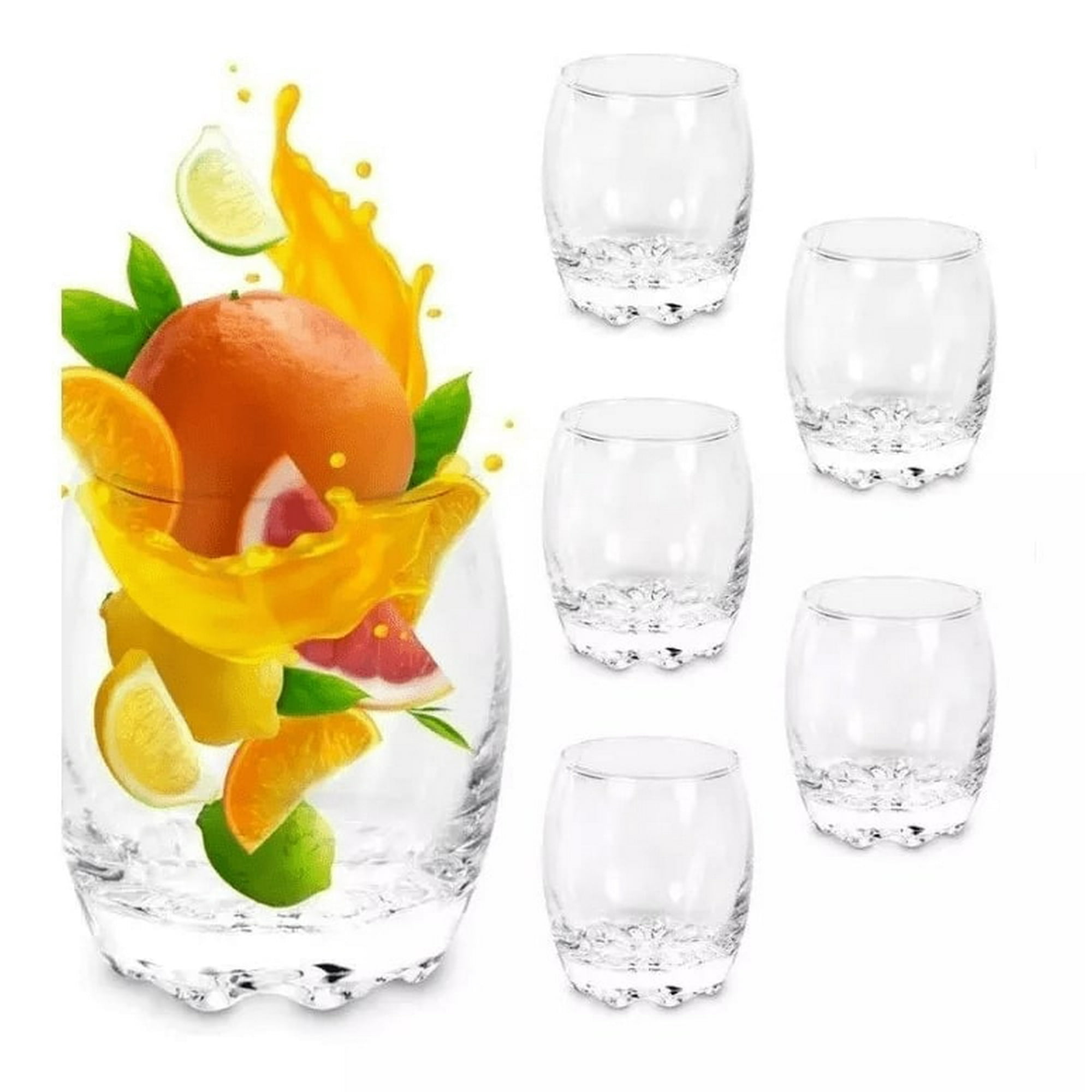 Set 6 Vasos Bajos Vidrio Napoles Allegra 290ml | Lider