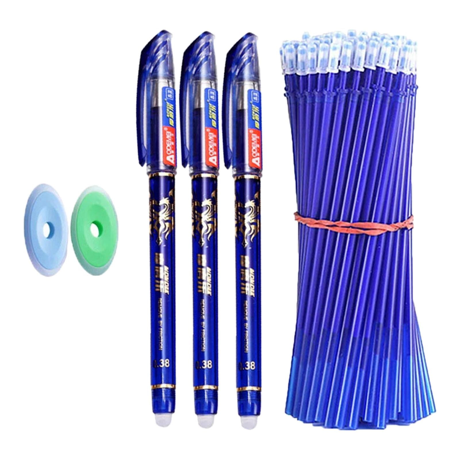 Pluma Borrable Herramientas De Escritura 3 Plumas 80 Recargas Set Para ...