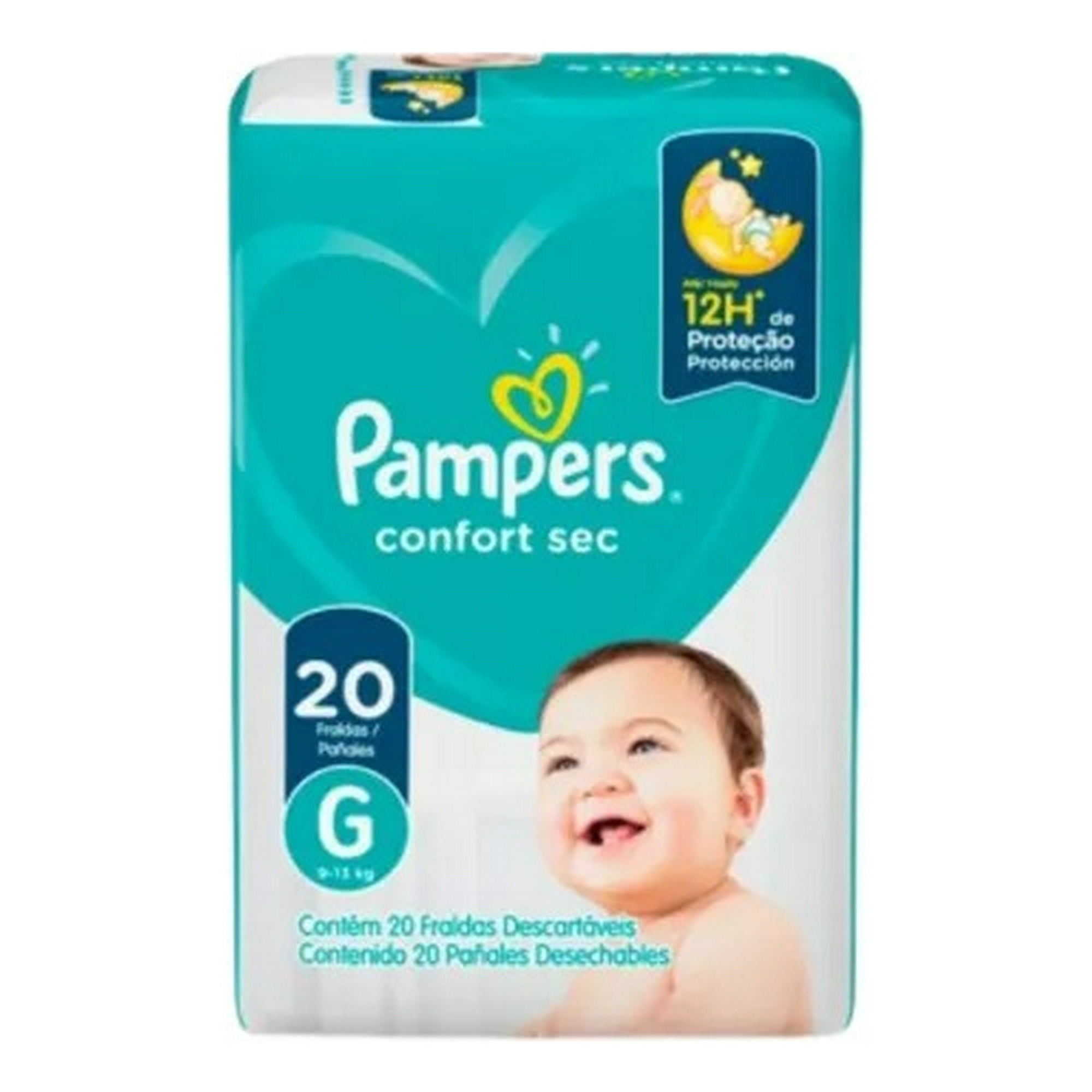 Pañales Confort Sec G, 20 un | Lider