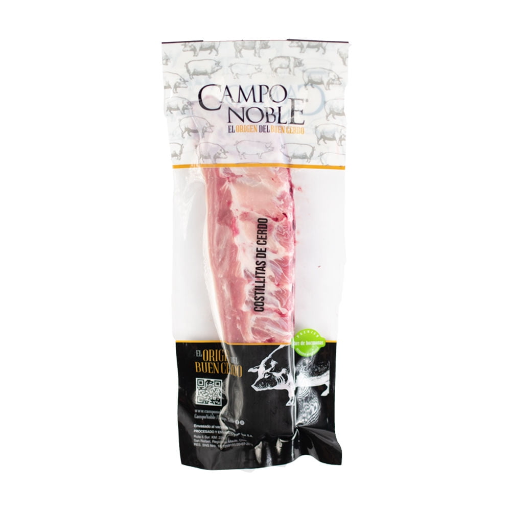 Costillas de Cerdo Baby Back Ribs Congelado, 500 g | Lider