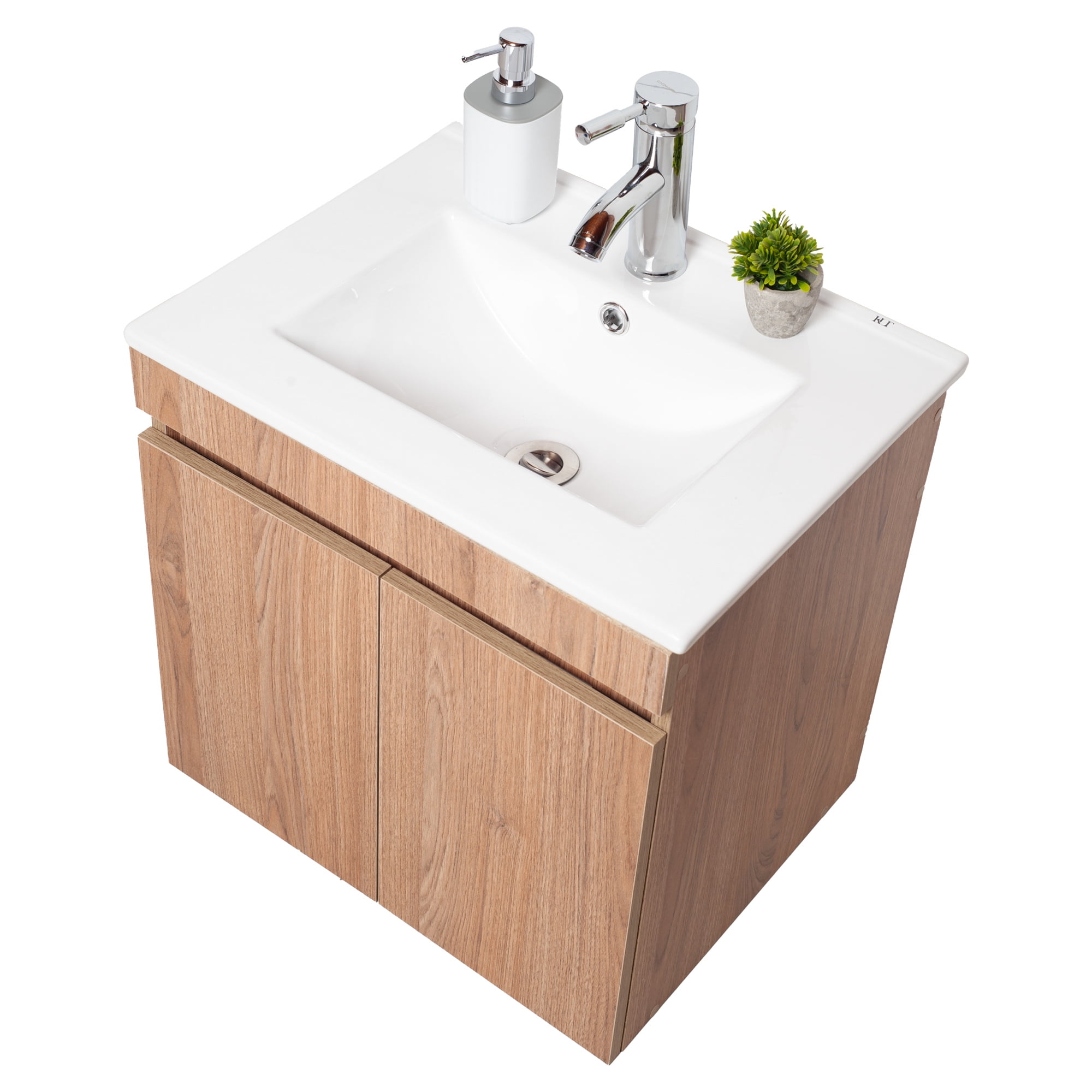 Vanitorio aereo 50 cm madera | Lider